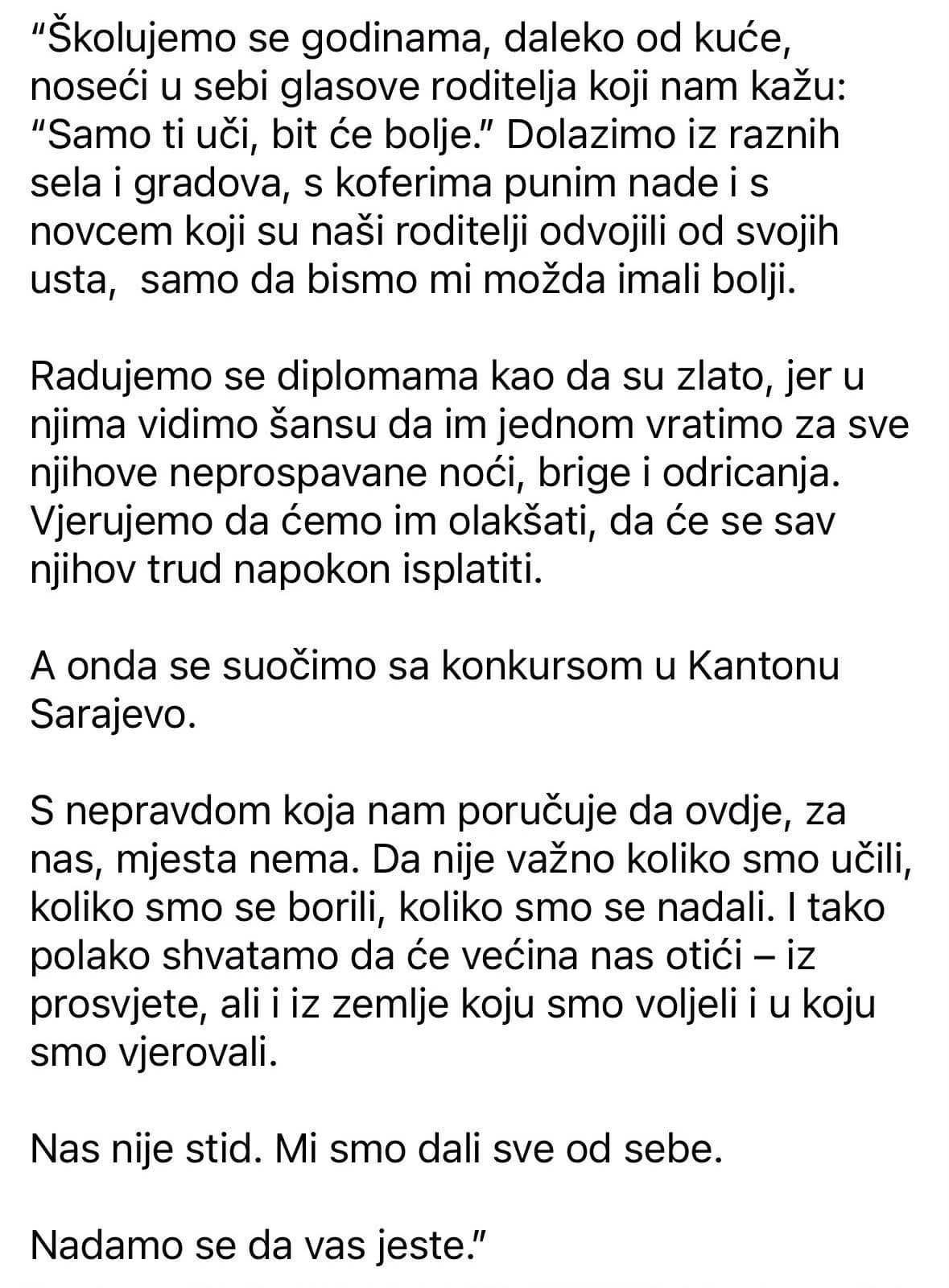 Haos na konkursu za prijem nastavnika u KS; Sivro: Više od 800 ...